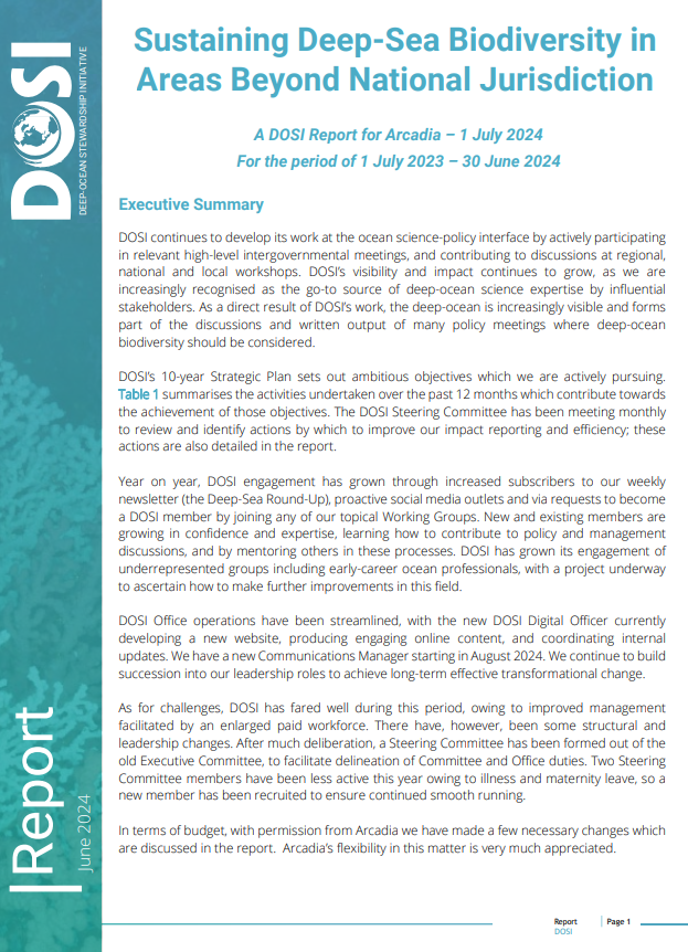 Annual reports – DOSI